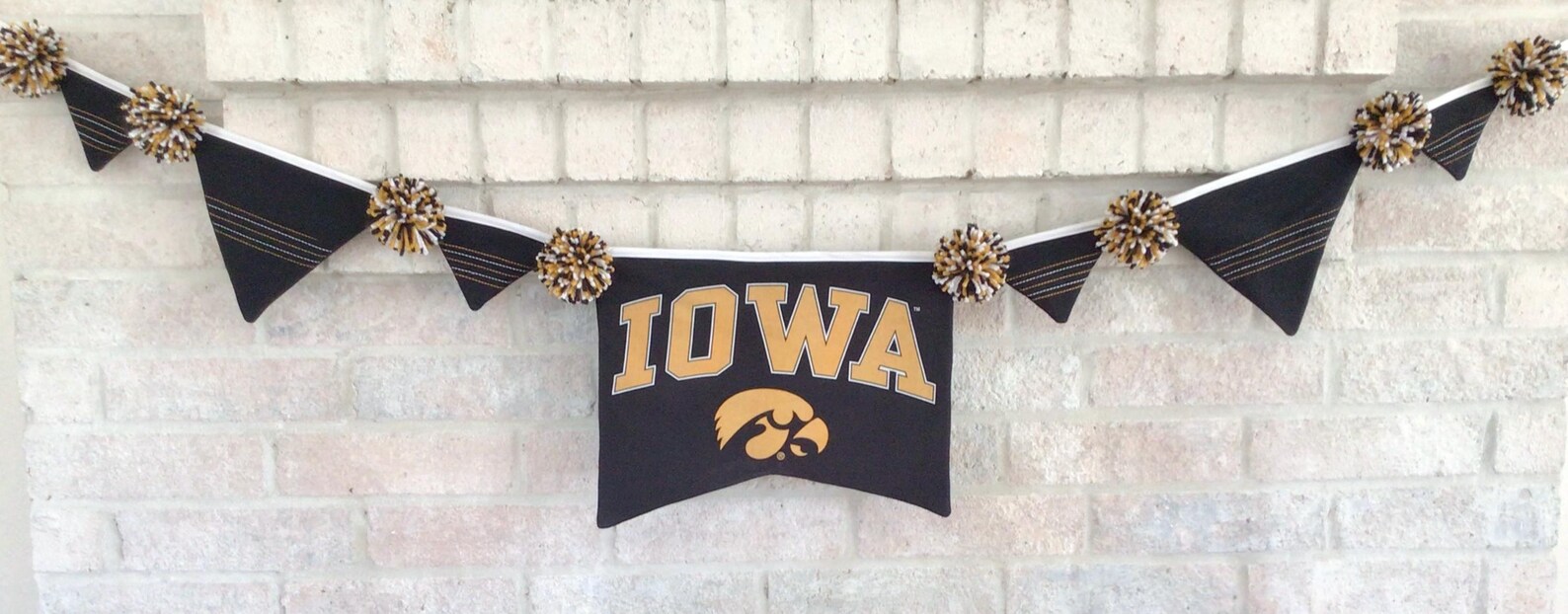 University of Iowa Hawkeyes Pennant Banner,party Decor, Celebration ...