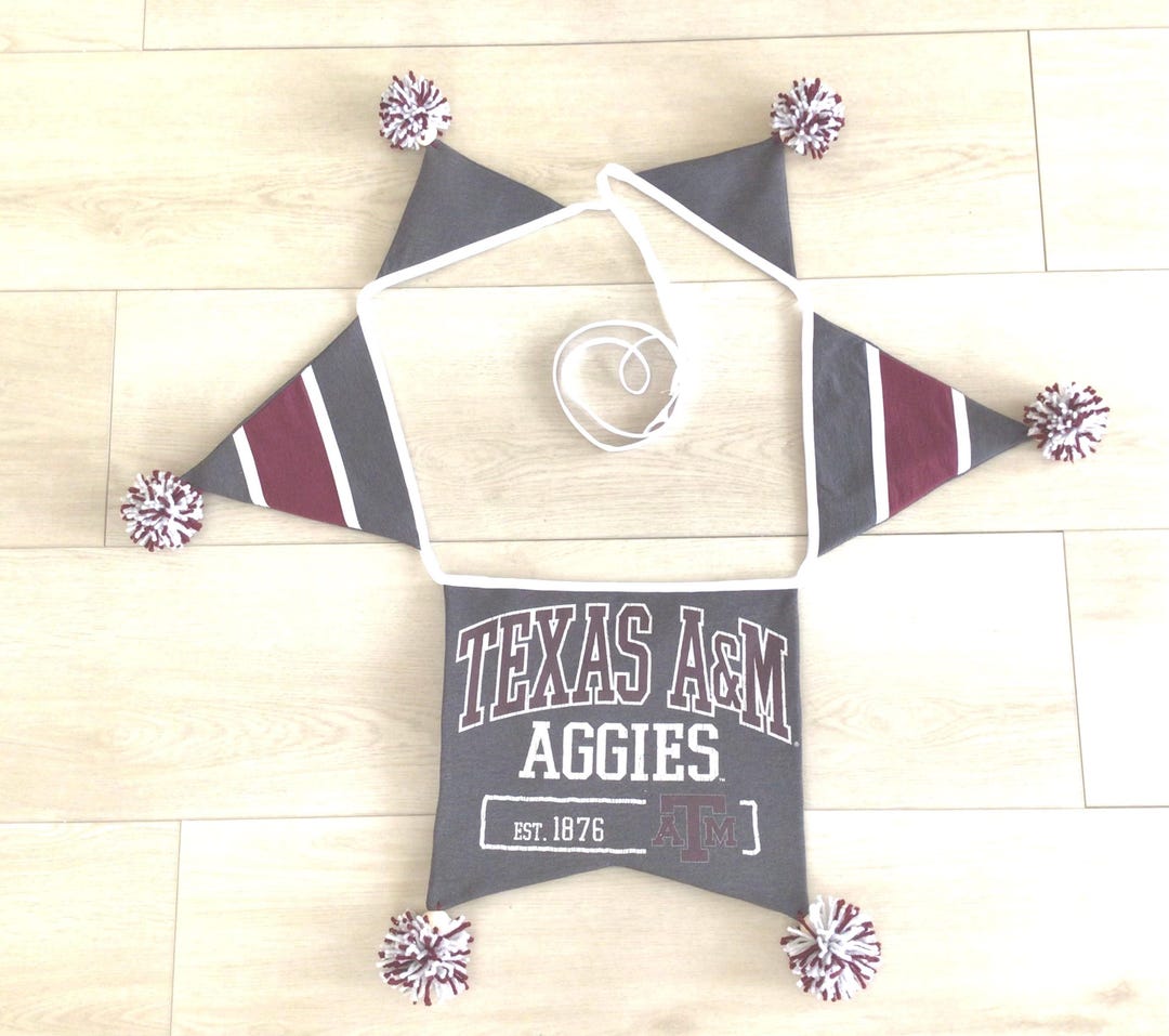 Texas A&M Pennant Banner, Party Decor, Celebration Bunting, Backdrop ...