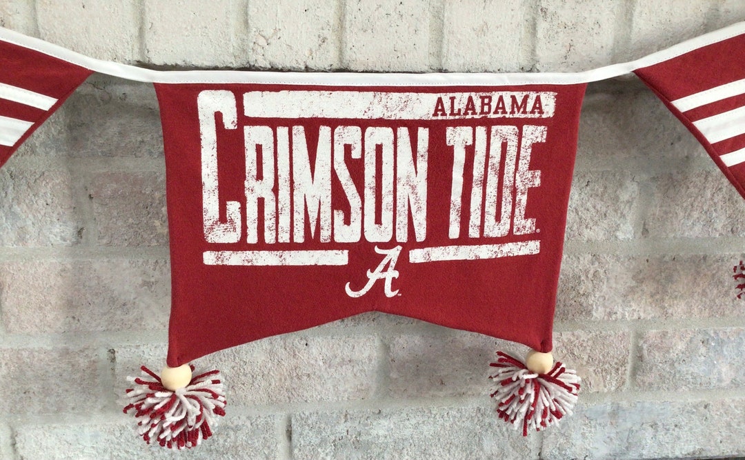 University of Alabama Party Decor, Celebration Bunting, Backdrop, Wall ...