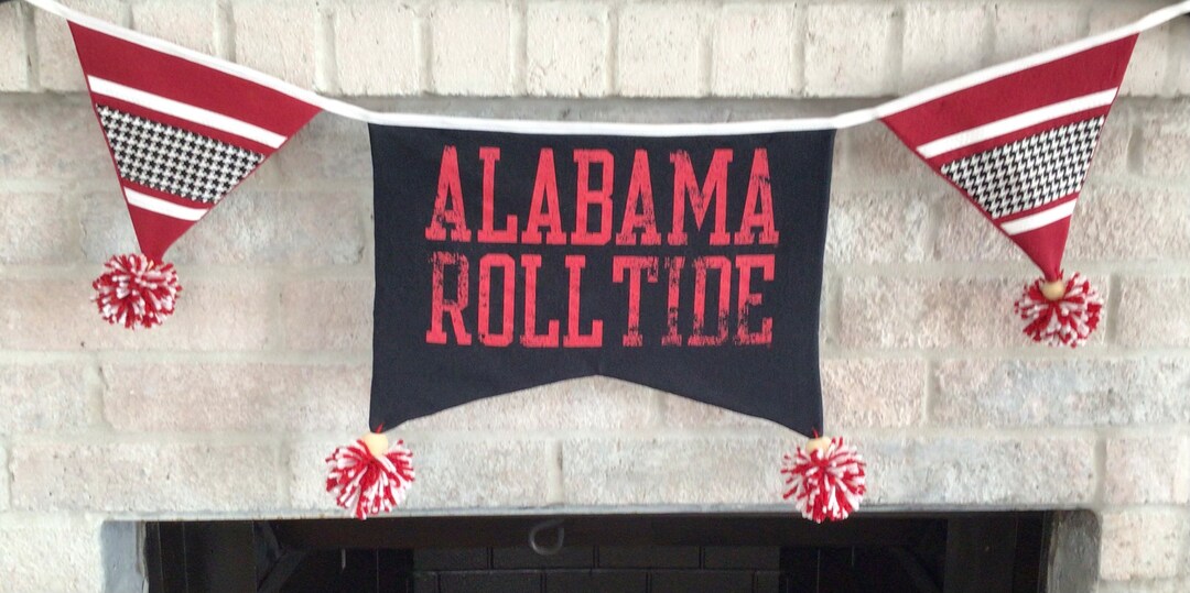 University of Alabama Party Decor, Celebration Bunting, Backdrop, Wall ...