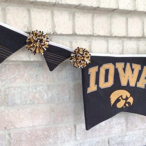 University of Iowa Hawkeyes Pennant Banner,party Decor, Celebration ...