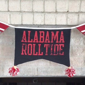 University of Alabama Party Decor, Celebration Bunting, Backdrop, Wall ...