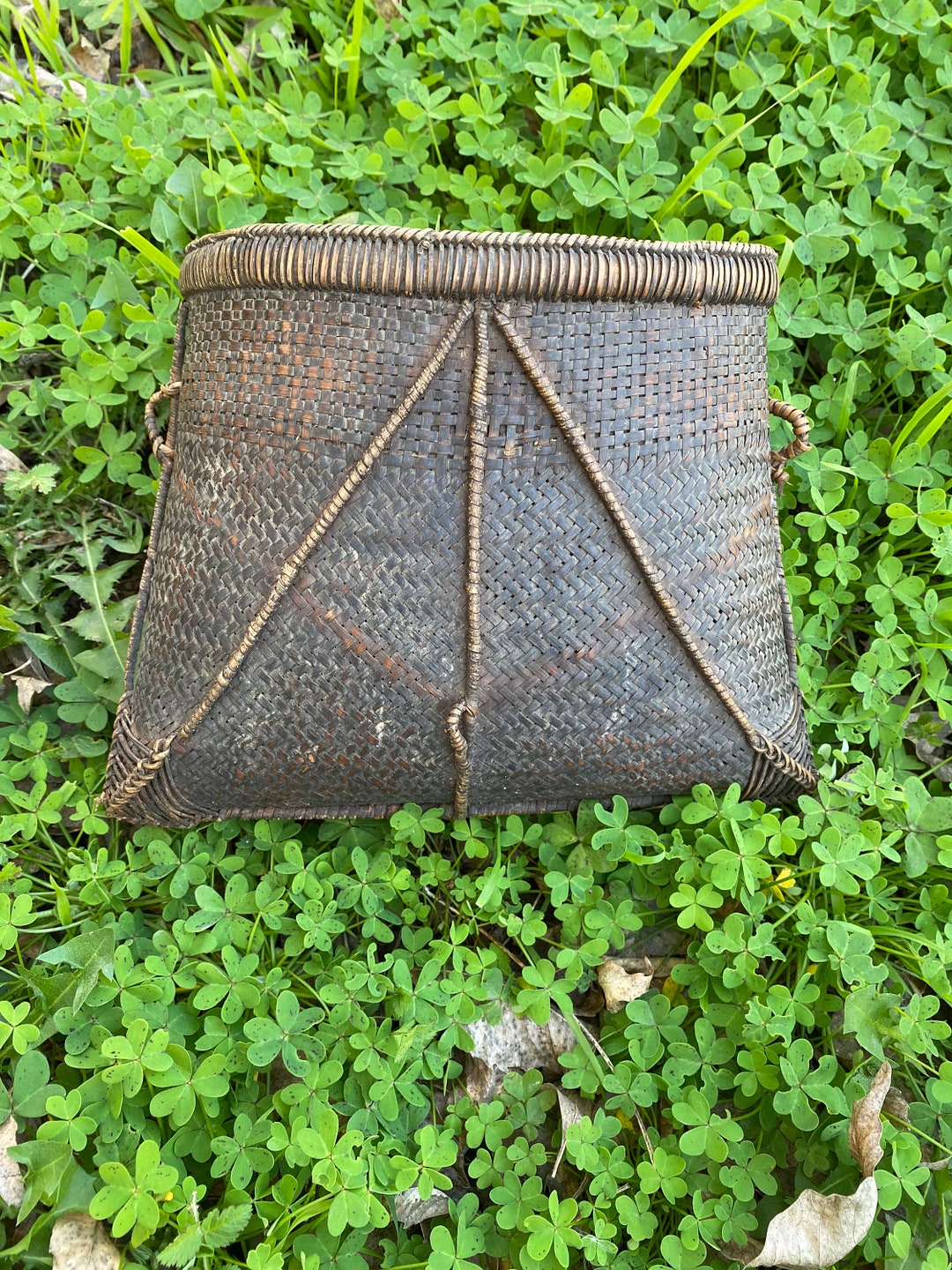 Vintage Antique Small Woven Lahu Tribe Grain Basket Circa 1930 - Etsy