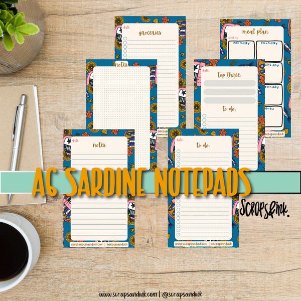 Handmade Notepad - Etsy