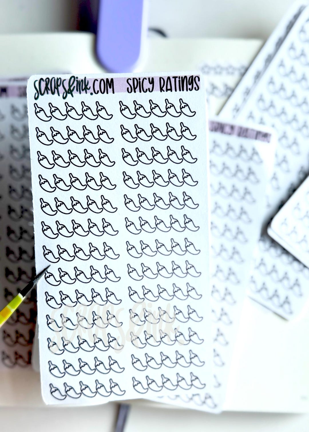 Spicy Rating Writeable Stickers - Ratings Stickers - Ratings Stamps ...