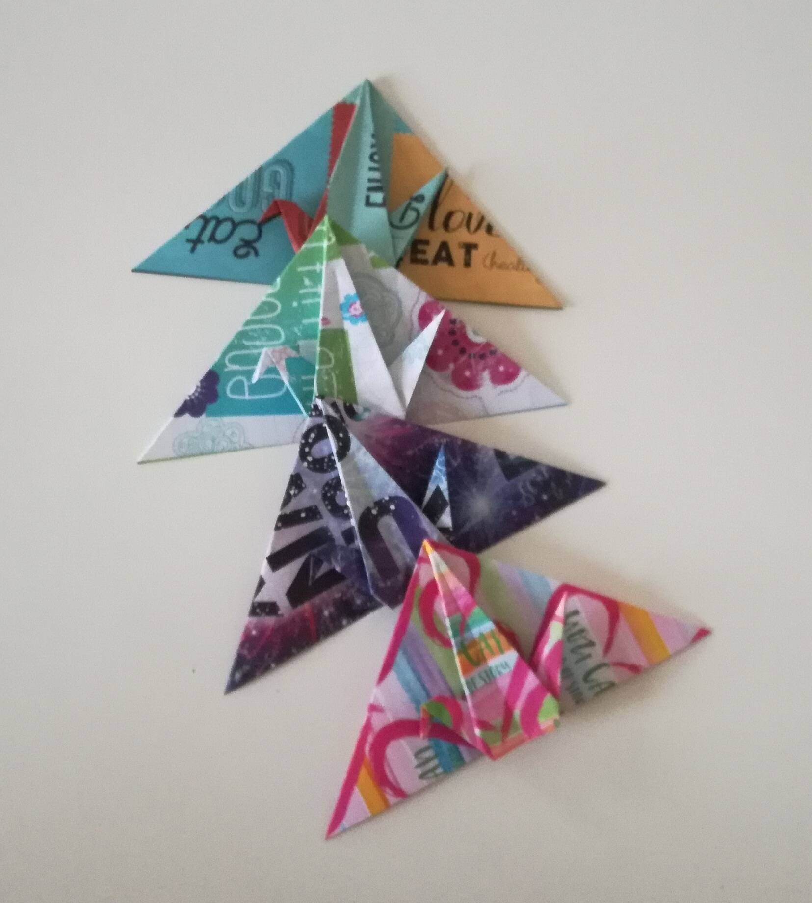 Origami Corner Bookmark Crane Origami Bookmarks Animals