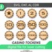 Laser Cut Wood Dxf Files for Laser Engraved Poker Chips Laser | Etsy Canada
