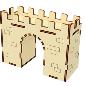 Wall Arc of the Castle - Laser Cut Files, Glowforge Pattern, SVG Laser ...