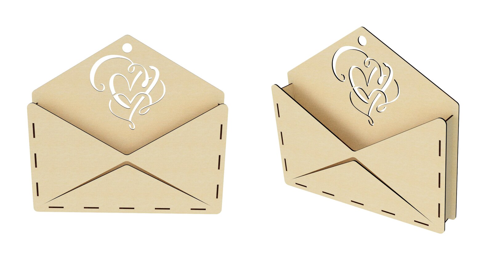 Wall Mail Organizer Laser Cut File, SVG Post Holder CNC Digital Pattern ...