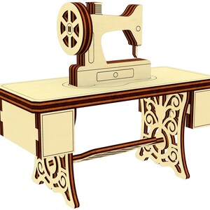 Sewing Machine SVG Laser File, Plans for Laser Cutting Machines ...