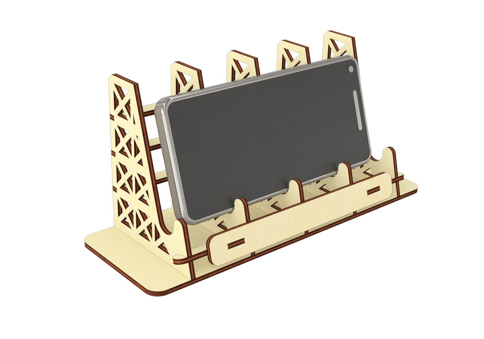 Phone Stand SVG Laser Cut File Instant Download - Etsy