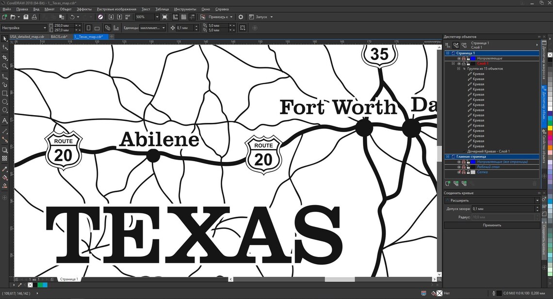 Texas Laser Cut Map SVG File for Laser Machines Glowforge - Etsy