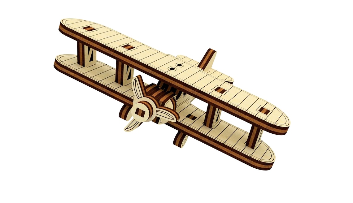 Glowforge Svg Laser File Airplane Dxf Files for Laser Cut | Etsy