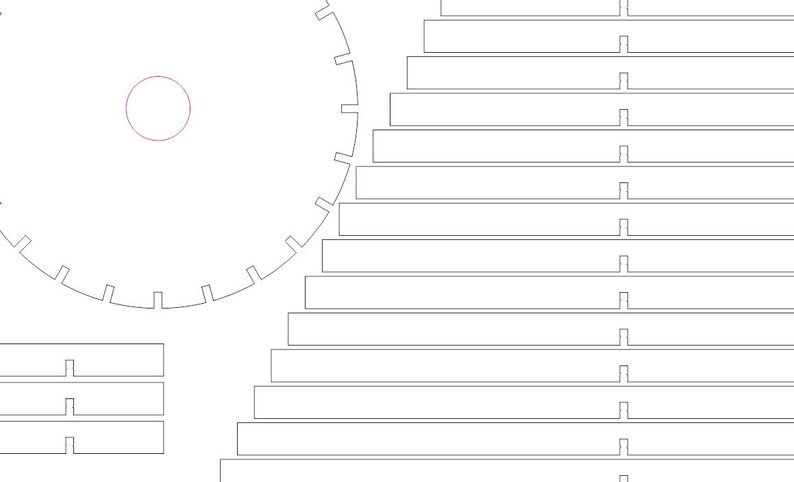 Laser Files Lamp Dxf Lampshade Laser Cut Model Cnc Template - Etsy