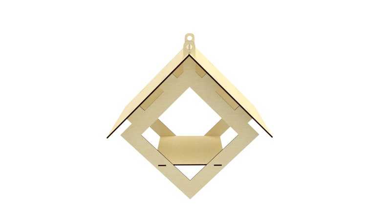 Bird Feeder Laser Cutting File CNC Plan | Etsy