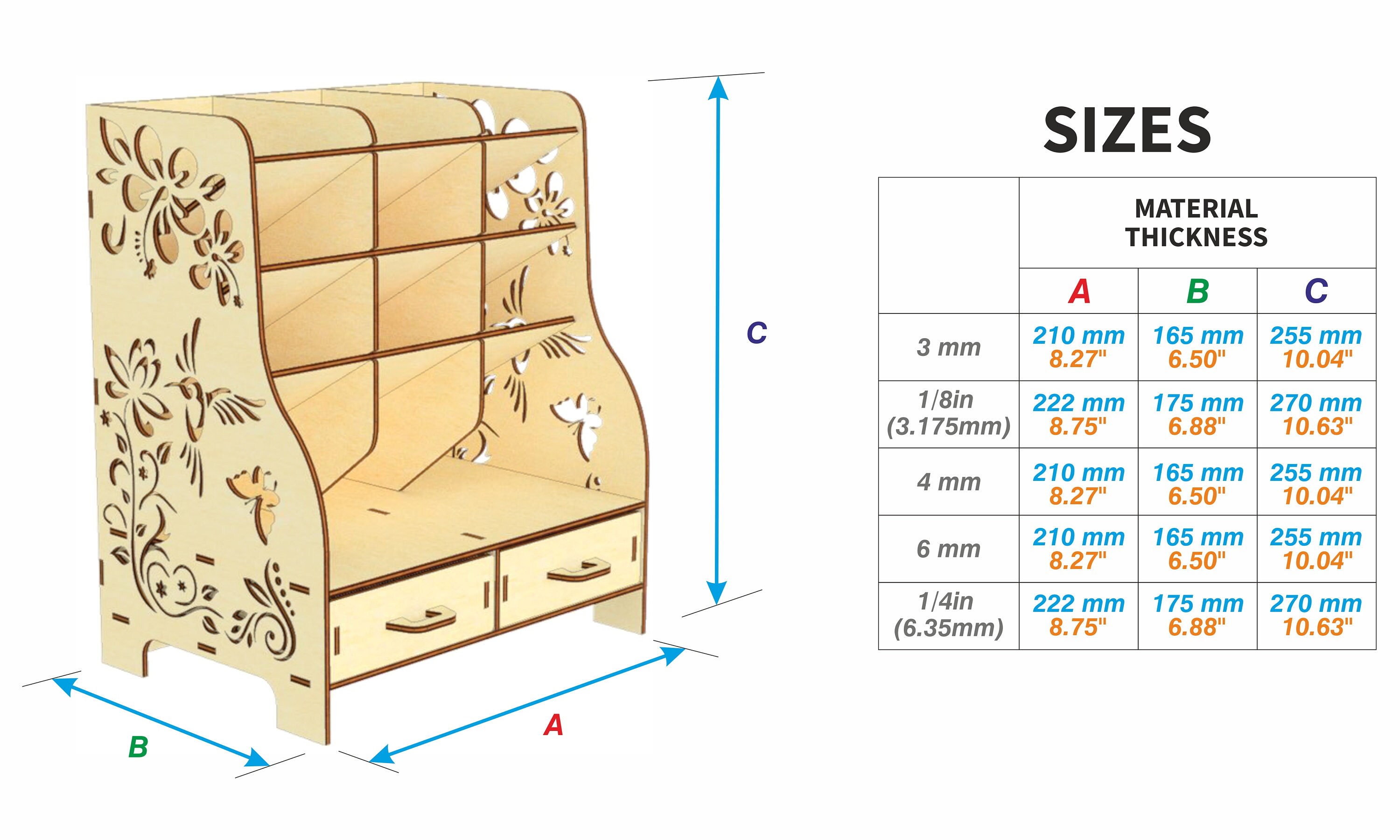 Laser cut file stand dxf files for laser cut pattern for cnc | Etsy