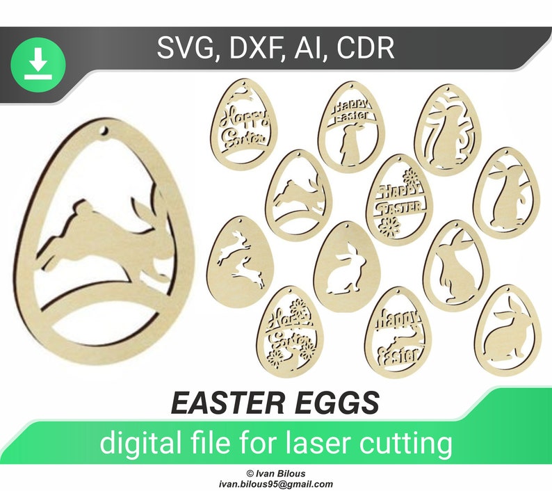 Cricut Easter Svg Laser Cut File Easter Glowforge Svg Cricut | Etsy