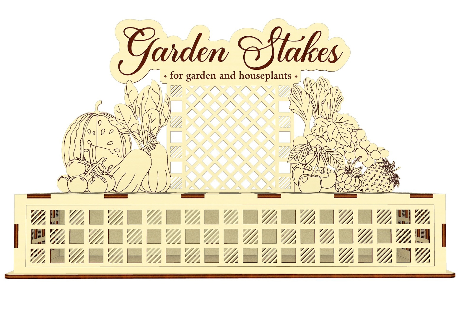 Garden Stakes Stand Laser Cut File Digital Pattern - Etsy