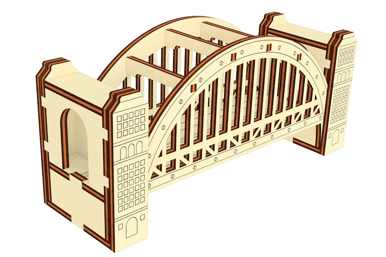 Bridges Miniature Laser Cut Files SVG Plan for Laser - Etsy Australia