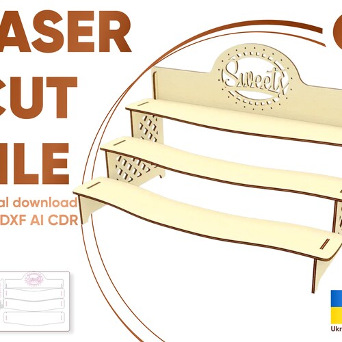 Stand Laser Cut File SVG Plan for Laser Cutting Machines - Etsy UK