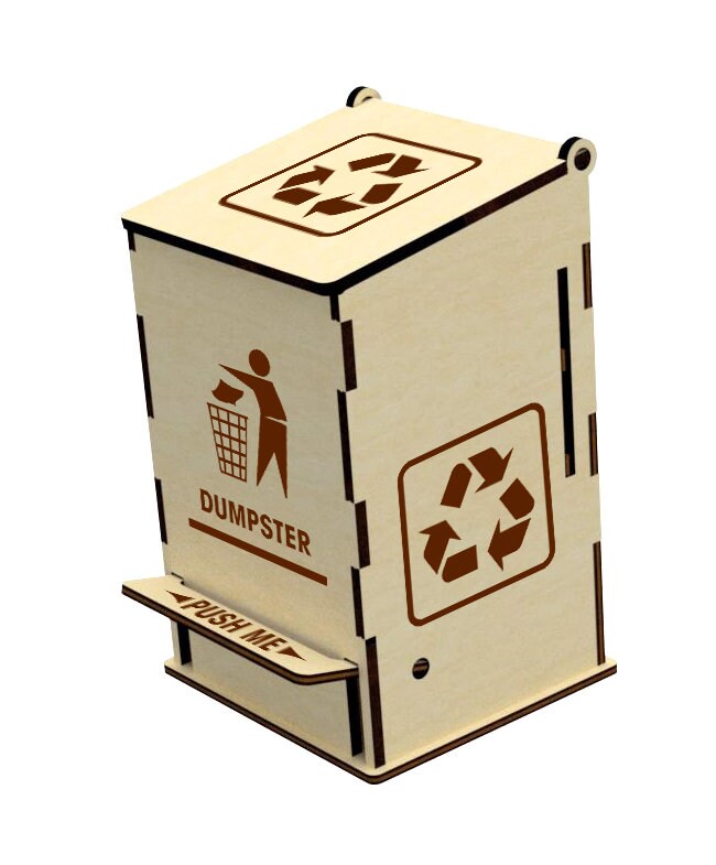 Laser Cut Box Svg File Glowforge Box Template Mechanical Box - Etsy UK