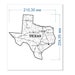 Texas Laser Cut Map - SVG File for Laser Machines, Glowforge Pattern - Etsy