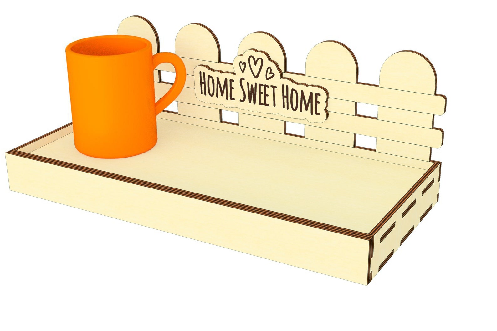 Cup Display Stand SVG Laser Cut Files Glowforge Pattern | Etsy