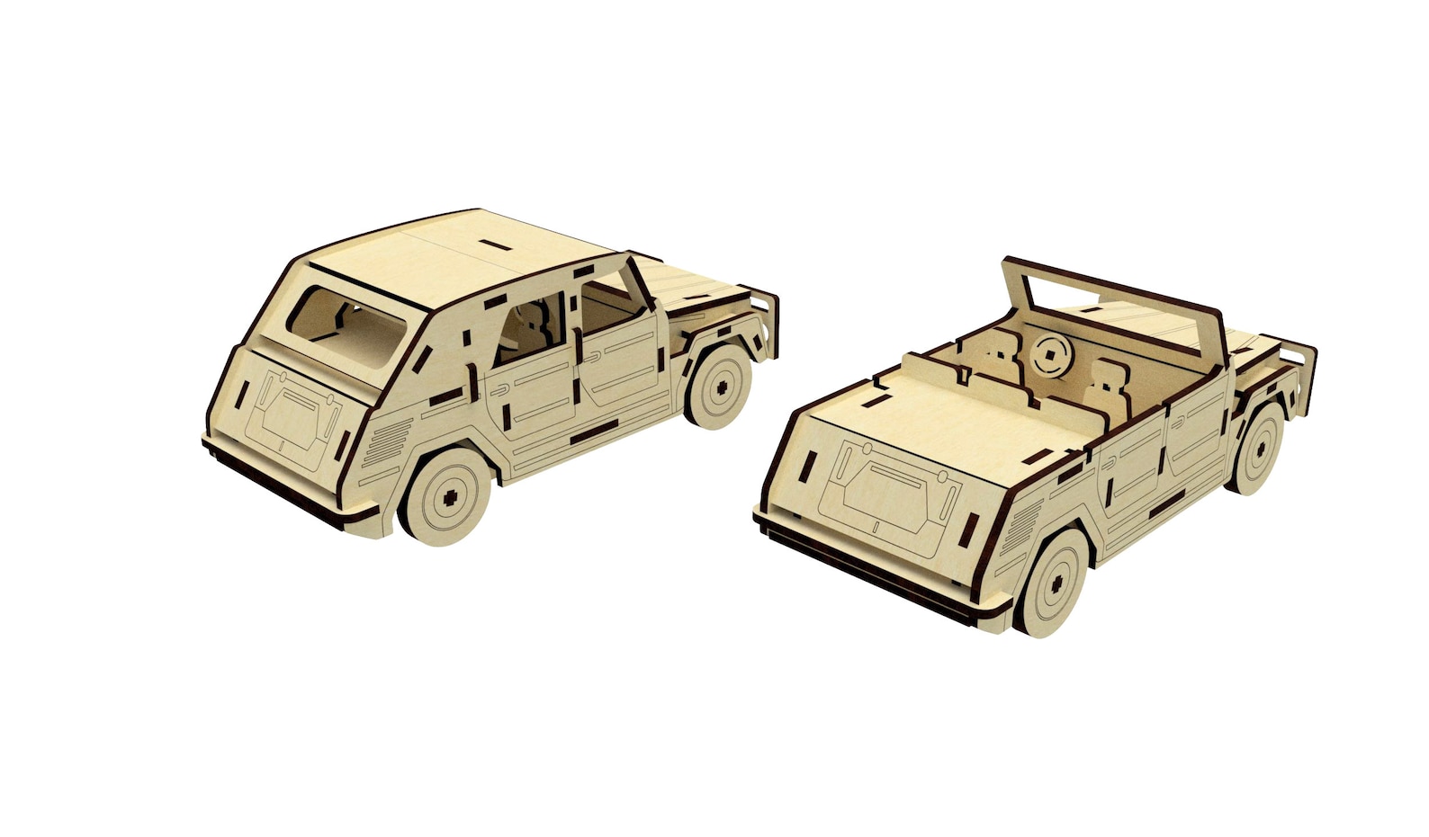 Car 3d Laser Cut File SVG Glowforge File Instant Download | Etsy