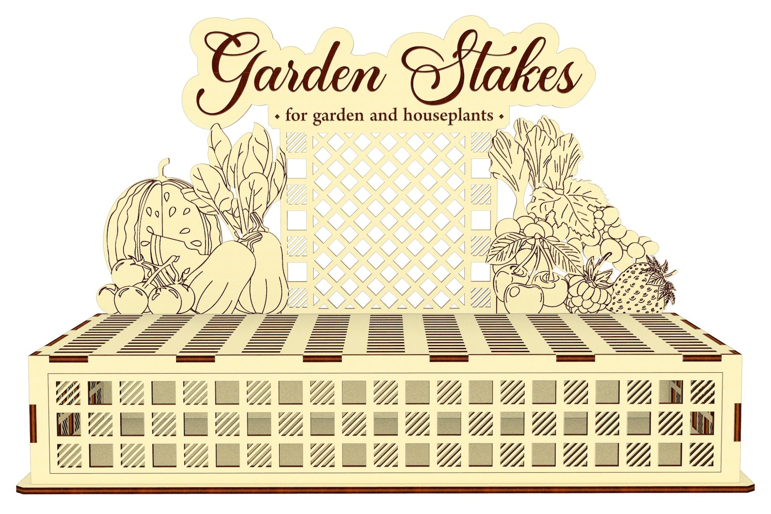 Garden Stakes Stand Laser Cut File Digital Pattern - Etsy