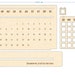 Perpetual Calendar Dxf Files for Laser Cut Desk Calendar Dxf Laser ...