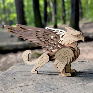 Gryphon - Laser Cutting File, Magic Fantasy Creature Plywood DIY ...
