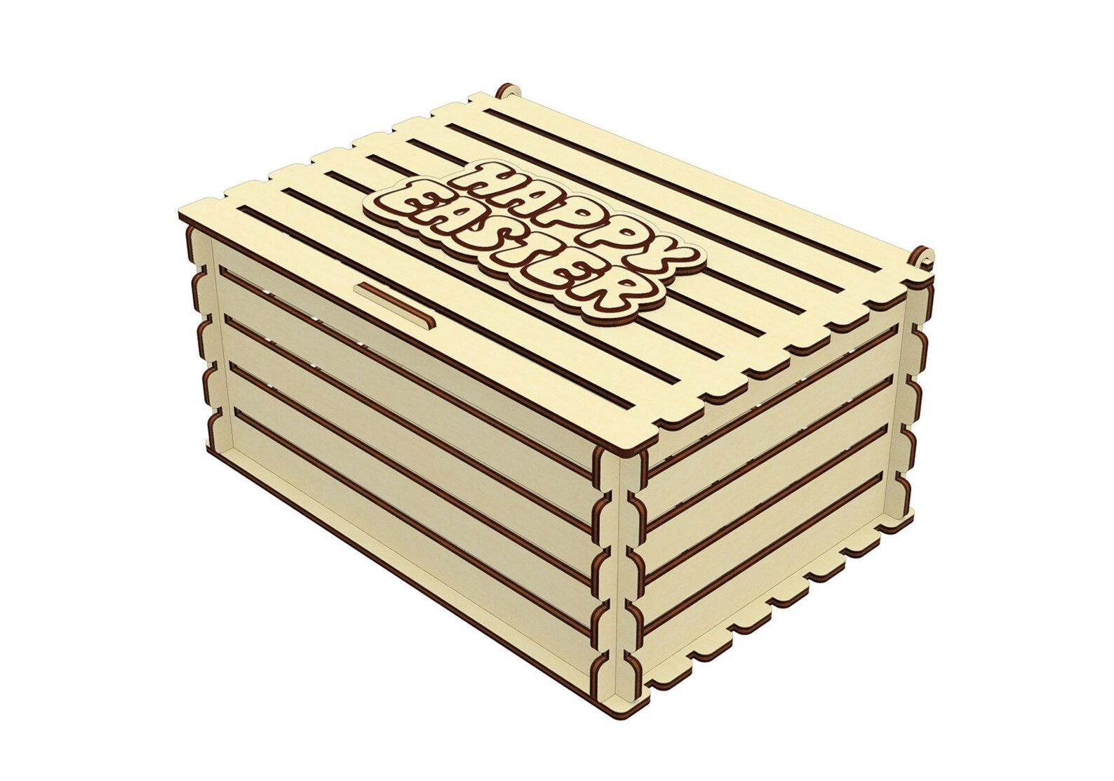 Easter Box for Gift Laser Cut File, Glowforge Pattern - Etsy