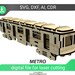 Laser Cut File Metro Dxf Files for Laser Files Subway Model Underground ...