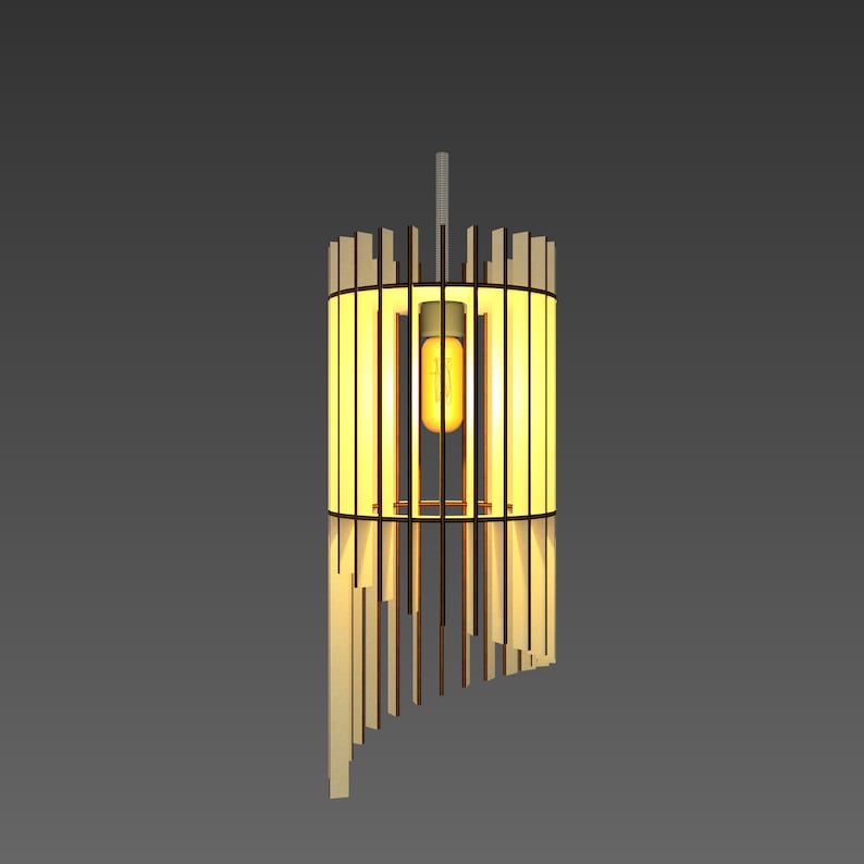 Laser Files Lamp Dxf Lampshade Laser Cut Model Cnc Template - Etsy