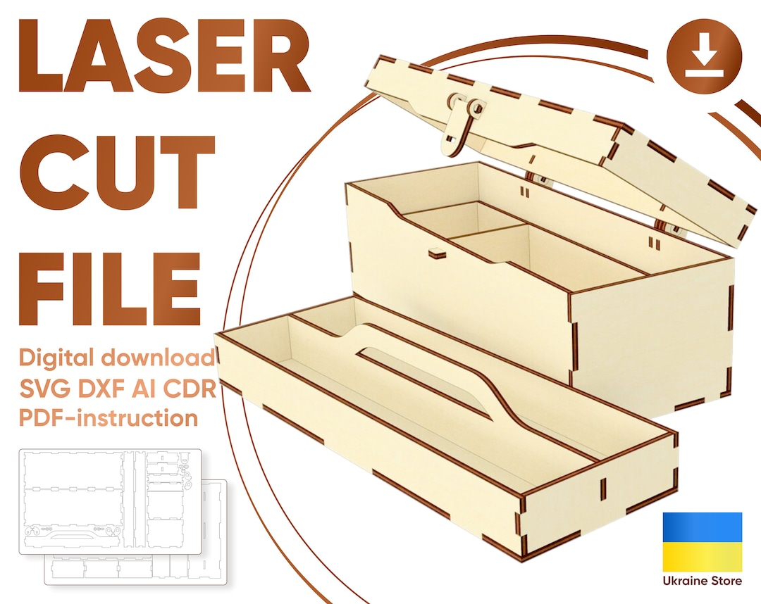 Toolbox - Laser Cut Files, Glowforge Pattern - Etsy
