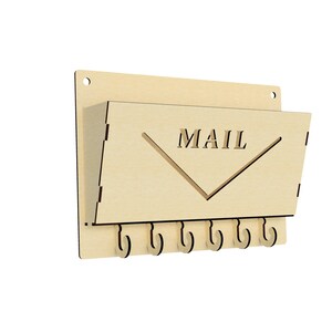 Laser Cut Mailbox Dxf Files for Laser Mailbox Cnc Plans Mail Organizer ...