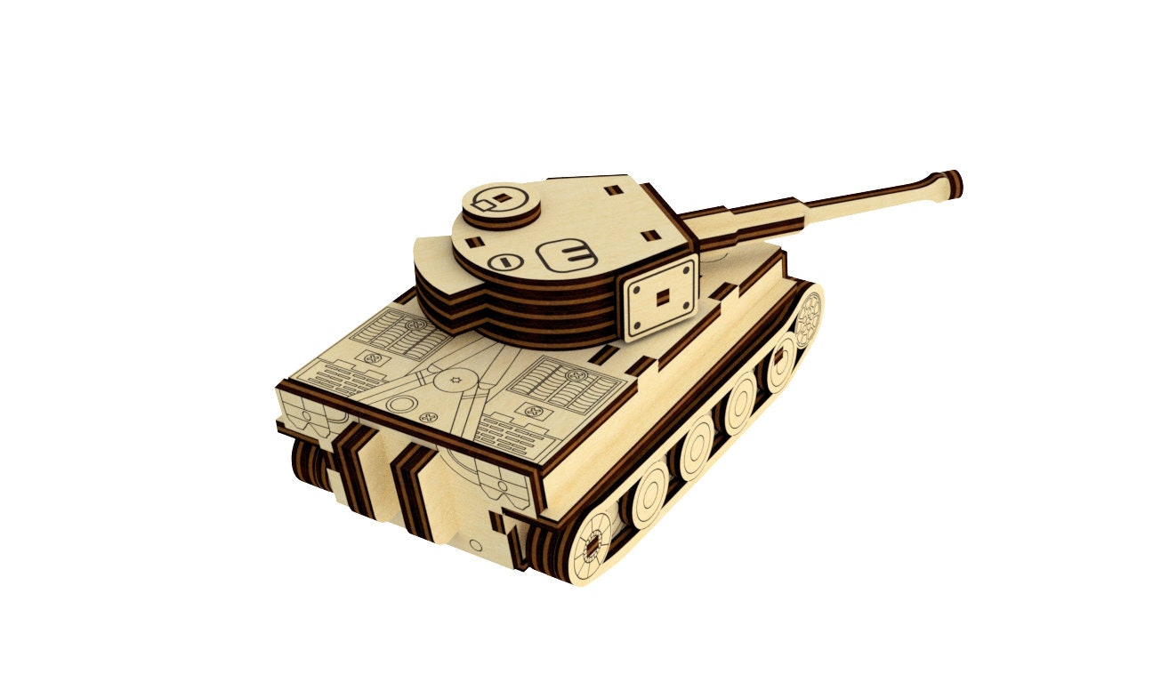 Tank SVG Laser Cut Files Glowforge Pattern 3d Laser Files - Etsy Australia