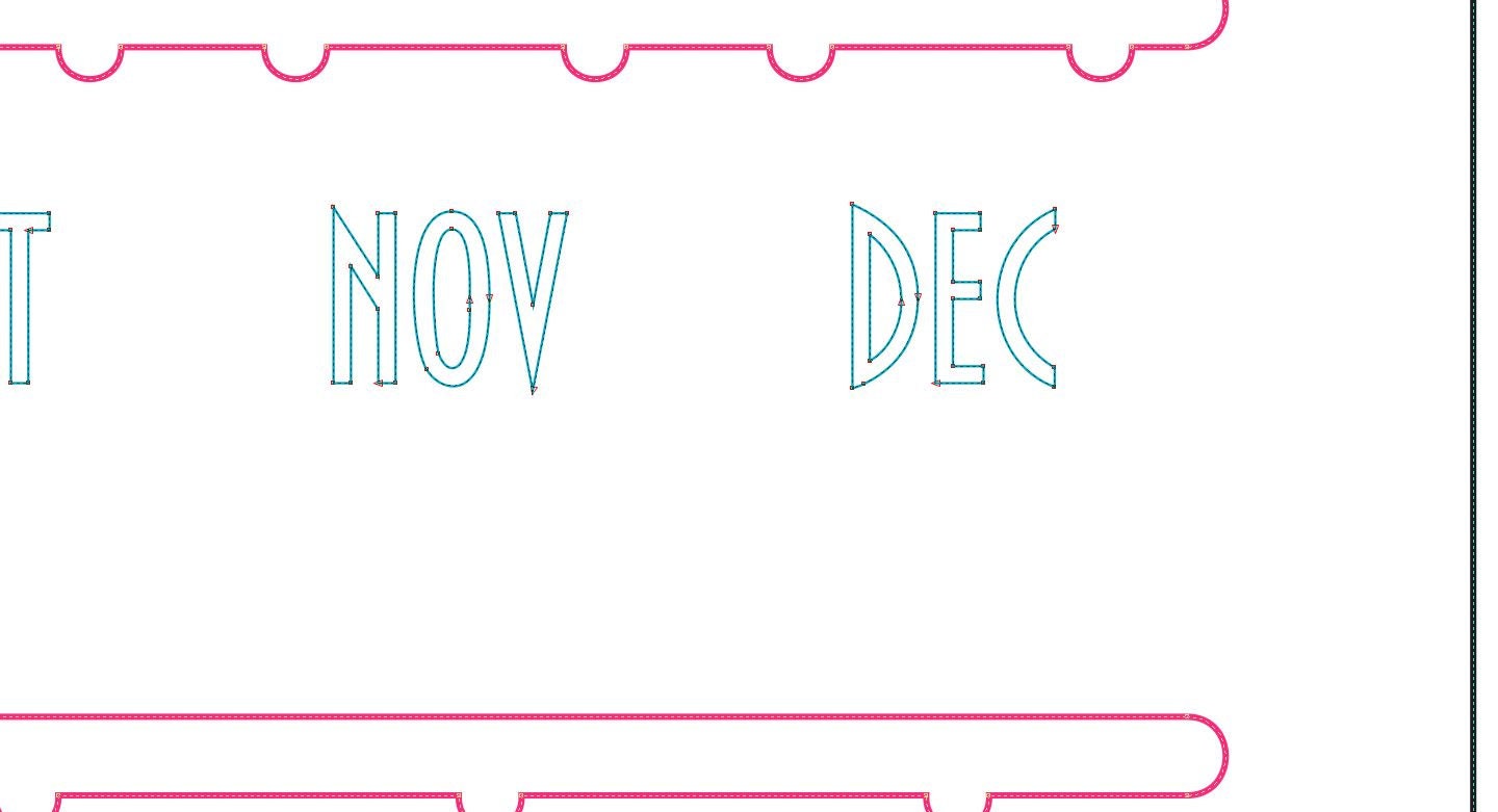 Perpetual Calendar Dxf Files for Laser Cut Desk Calendar Dxf - Etsy