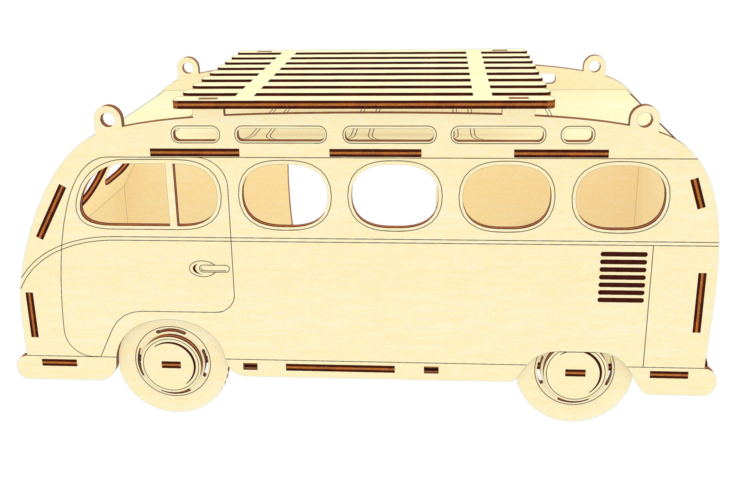 Camper car birdhouse laser cut files Glowforge svg | Etsy