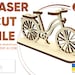 Bicycle Svg Glowforge Files for Laser Cut Ride Dxf Pattern for Cnc Plan ...