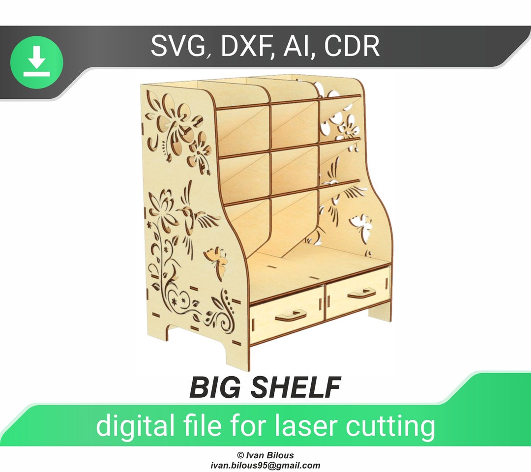 Laser Cut File Stand Dxf Files for Laser Cut Pattern for Cnc Table ...