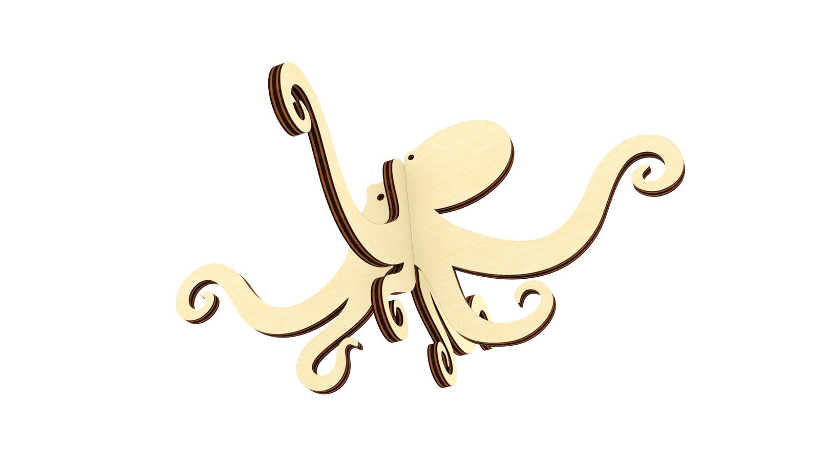 Laser Cut Octopus Dxf File Hanging Toys Pattern for Laser - Etsy