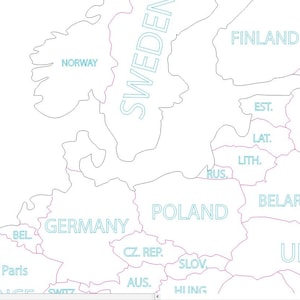 World Map - Laser Cut File, Laser Engraving Pattern - Etsy