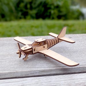 Airplane Model - Laser Cut File, Digital Vector Plan for Cutting ...