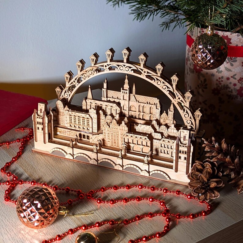 Prague Christmas Arch Laser Cut File – SVG Schwibbogen Plan (digital ...