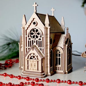 Church Laser Cut File – Easter Decor SVG Template for Plywood Craft - Etsy