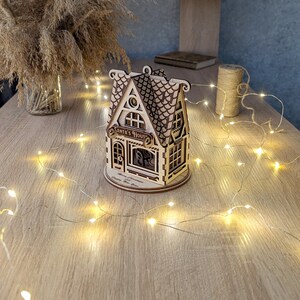 Santa Claus House - Laser Cut File, SVG Plan for Glowforge and Cutting ...