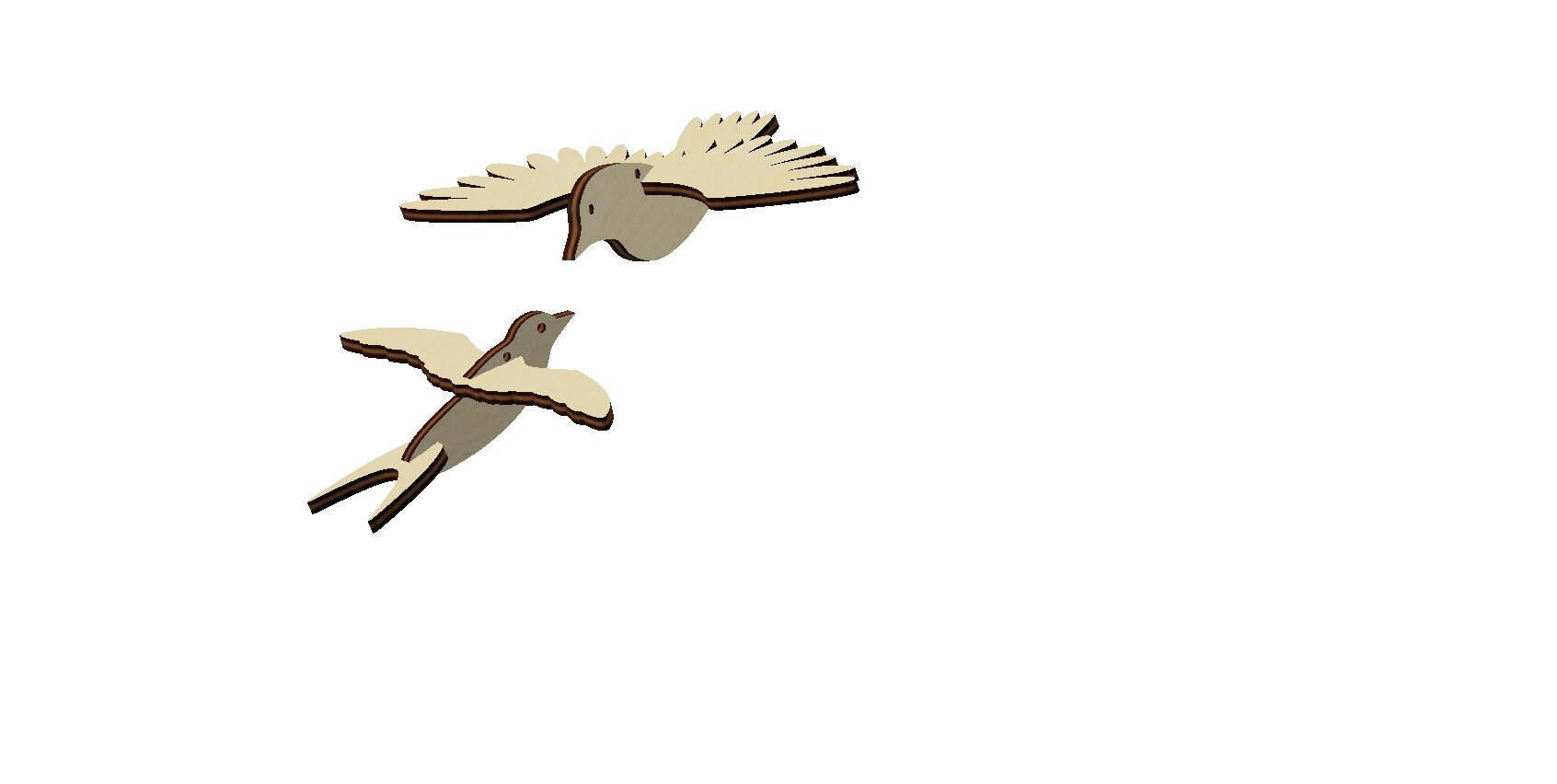 Laser Cut Birds Svg Bird Plywood Laser Engraved Mother Day Dxf - Etsy ...