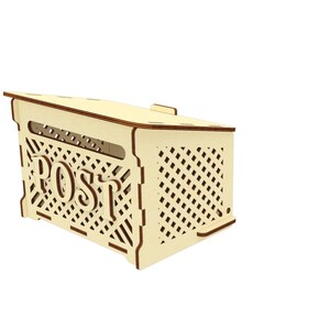 Post Box Dxf Files for Laser Cut Files Cnc Plan Post Basket Svg Cut ...