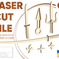 Sword Multilayer. SVG. 3D Decor. CNC . Cricut Construction. Layered ...